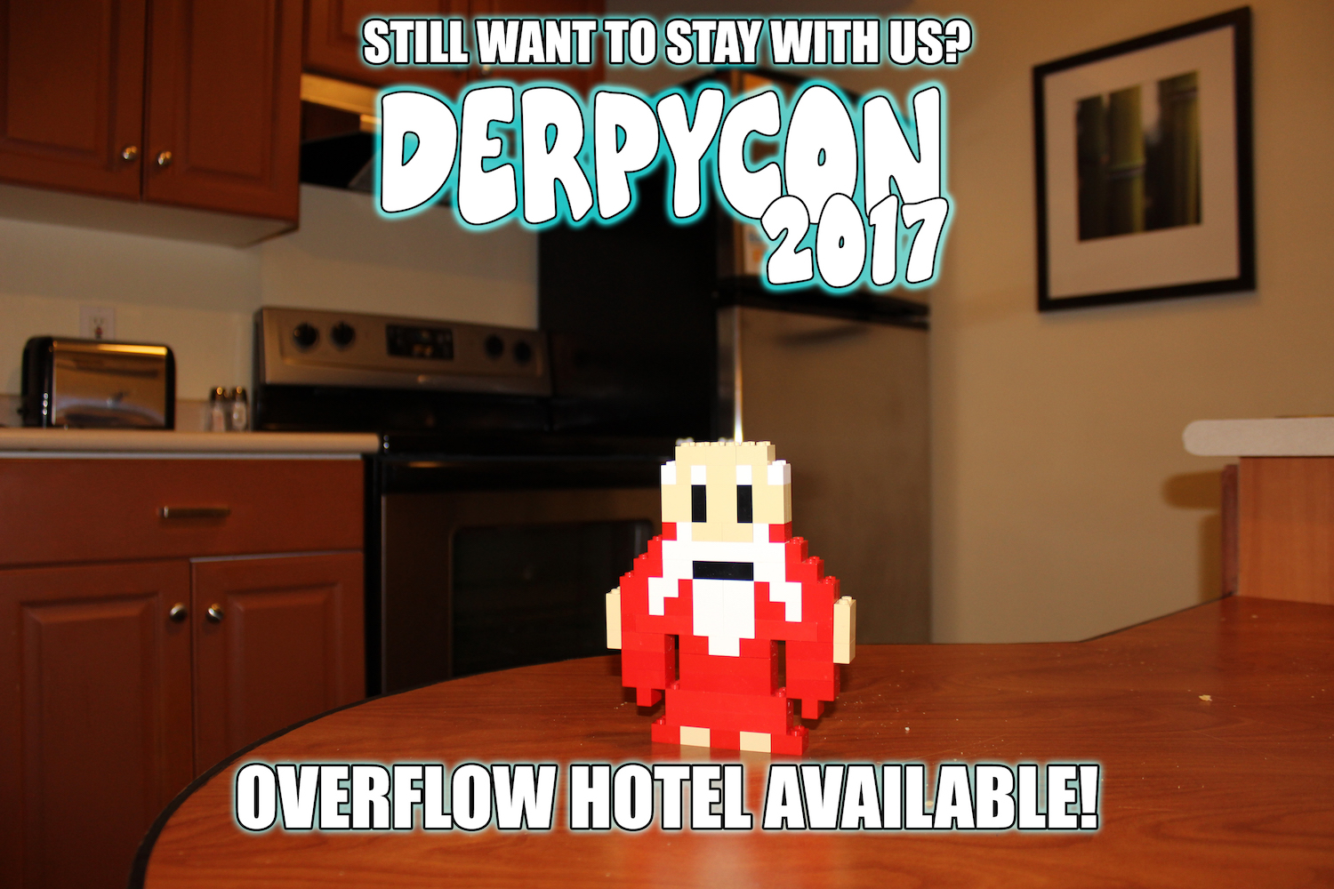 Overflow Hotel Notice | DerpyCon