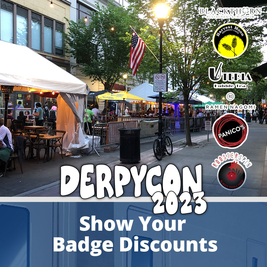 DerpyCon 2023 Show Your Badge Discount | DerpyCon