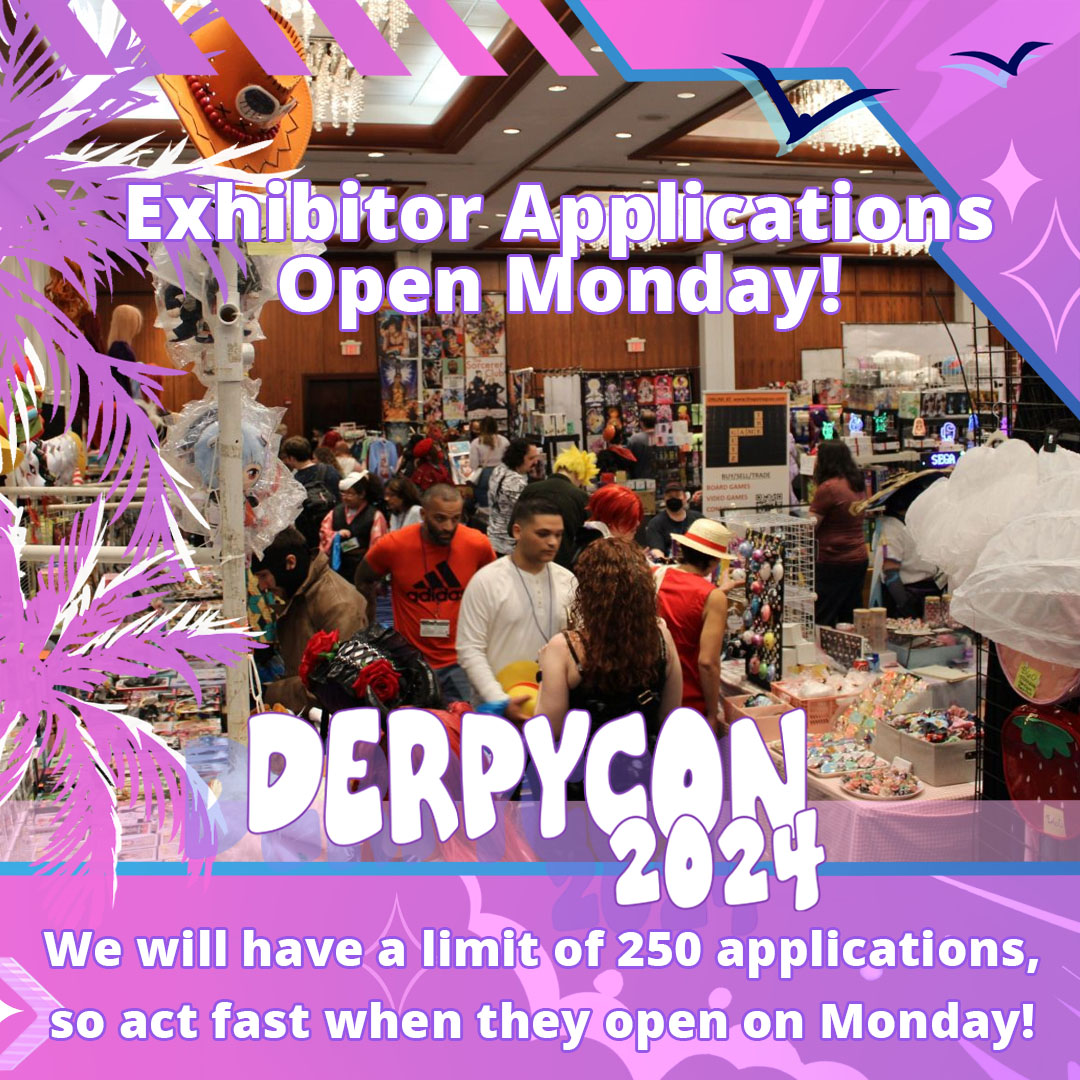 DerpyCon 2024 Exhibitor Applications open Monday! | DerpyCon