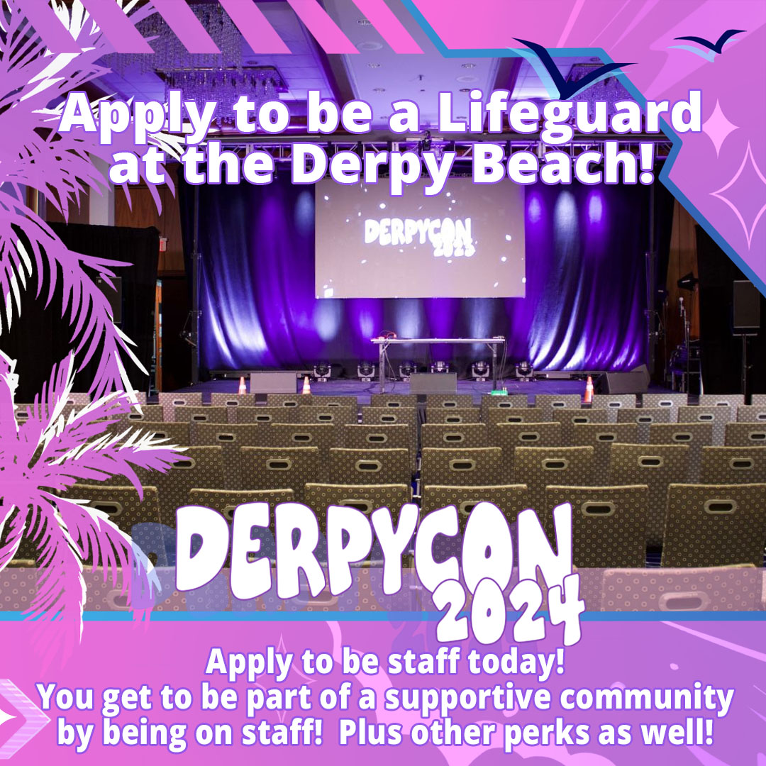 DerpyCon 2024 Apply to be Staff | DerpyCon