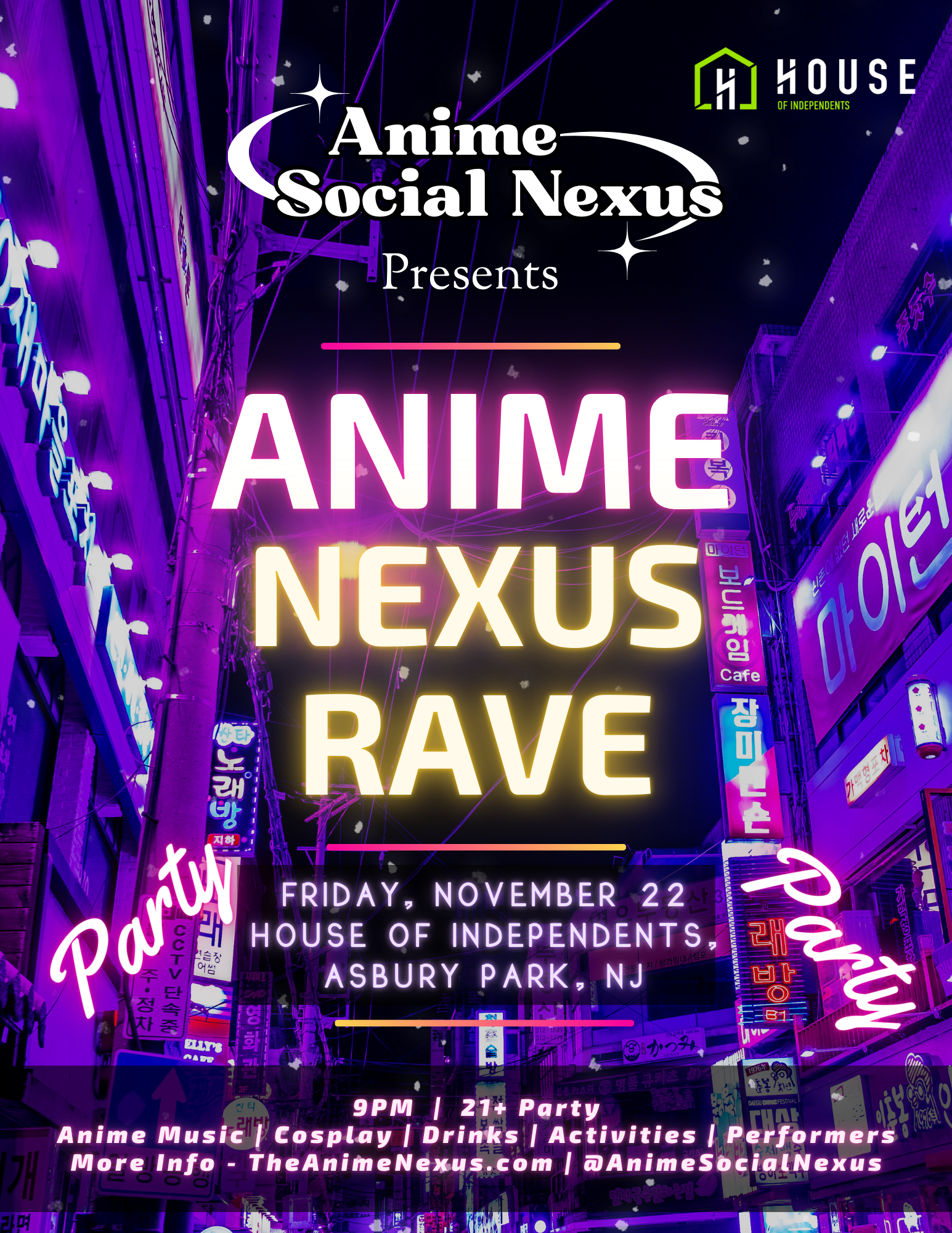 Upcoming 21+ event with Anime Social Nexus | DerpyCon