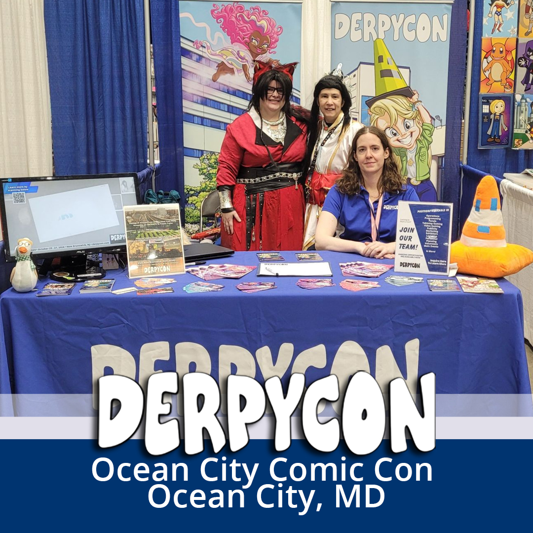 Ocean City Comic Con Street Team | DerpyCon