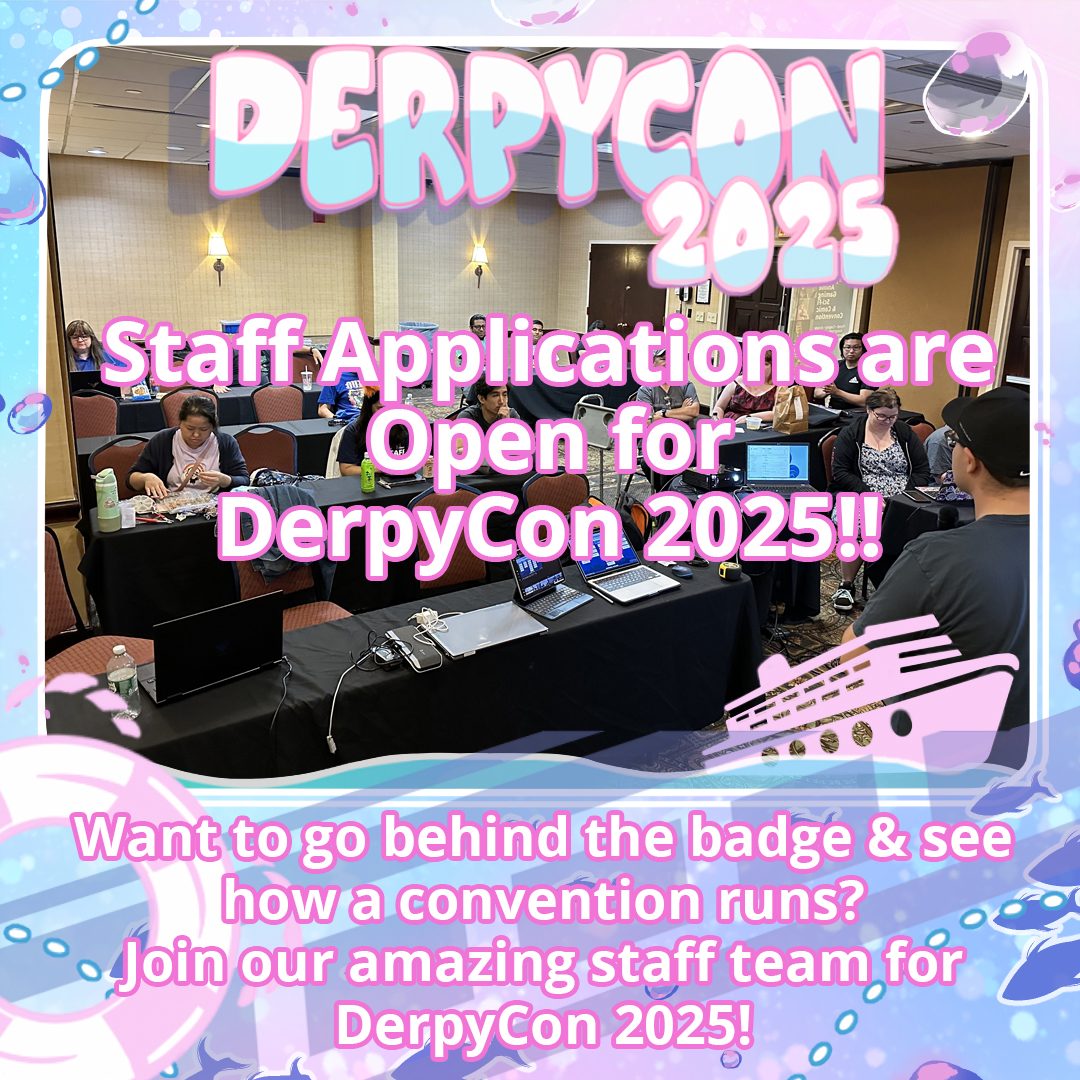 DerpyCon 2025 Staff Applications are Open!! | DerpyCon