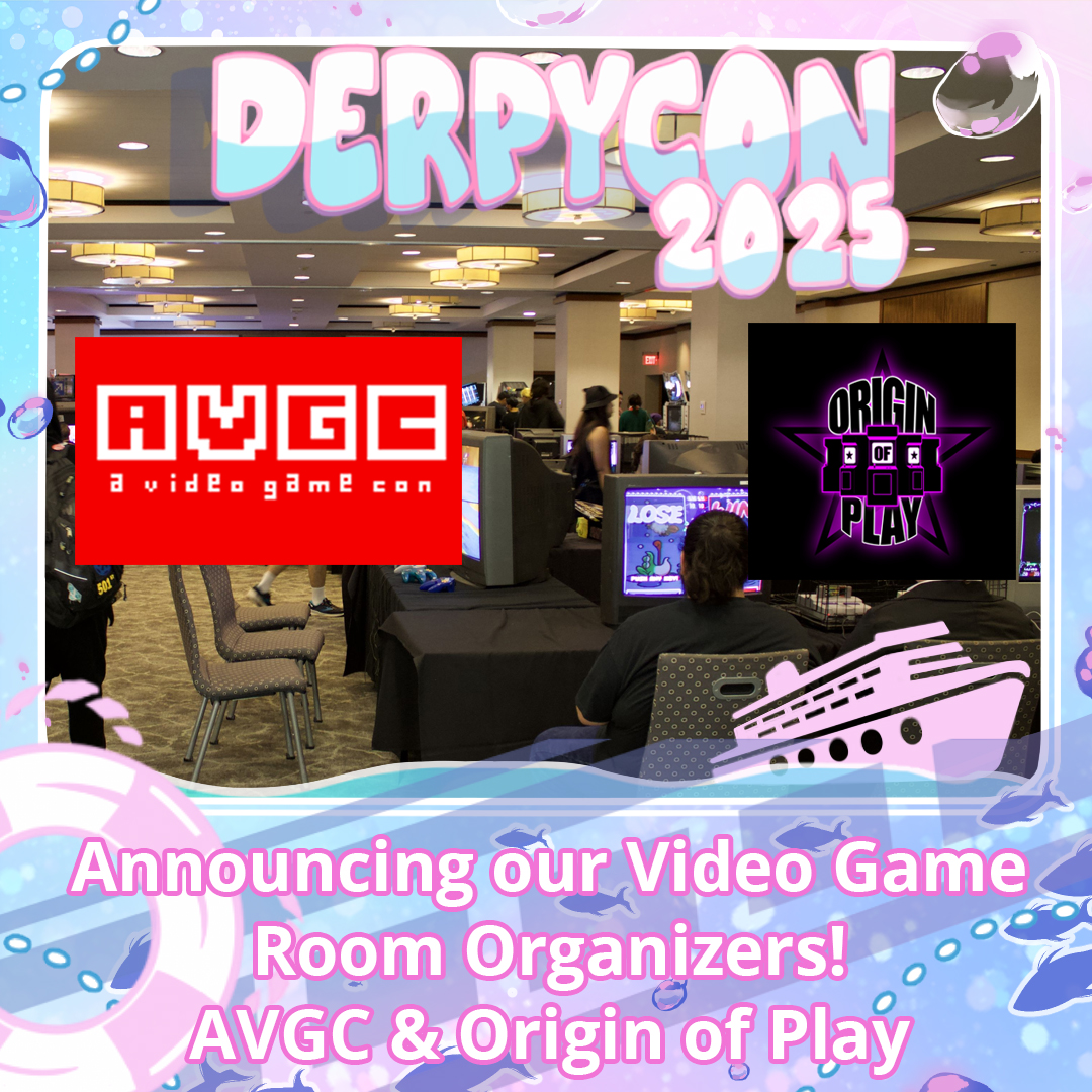 Announcing our Video Game Room Organizers! | DerpyCon